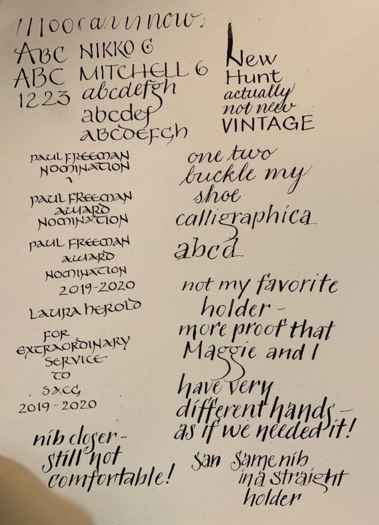 San Antonio Calligraphers' Guild – Passion for the art of beautiful ...